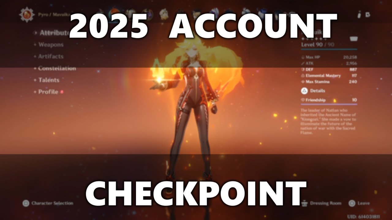 GENSHIN IMPACT MAY 2025 - CHARACTER/ACCOUNT CHECKPOINT - YouTube