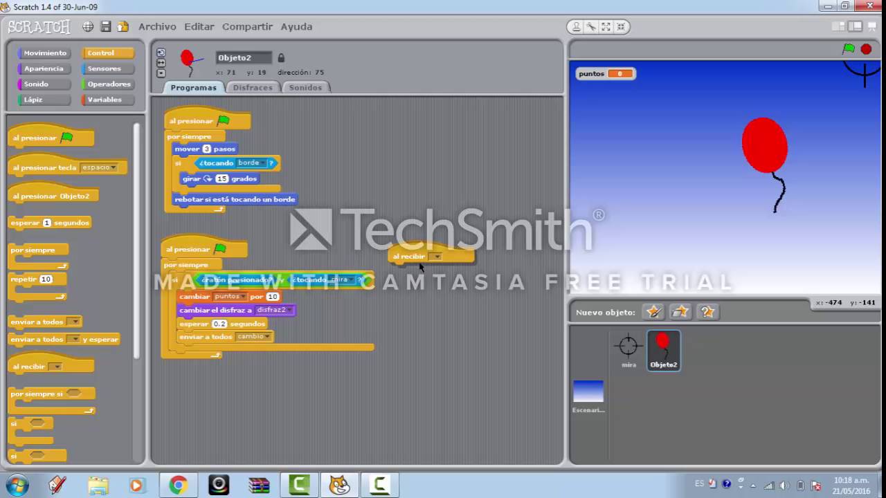Como Hacer Un Juego En Scratch - YouTube