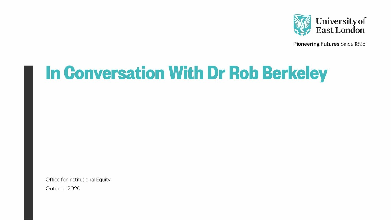 In Conversation with Dr Rob Berkeley - YouTube