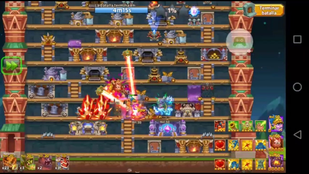 Monster Castle - new method of attack. - YouTube