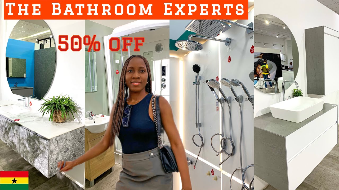 LUXURY Bathroom Furniture & Fittings at KIMO Home in Accra, Ghana - YouTube