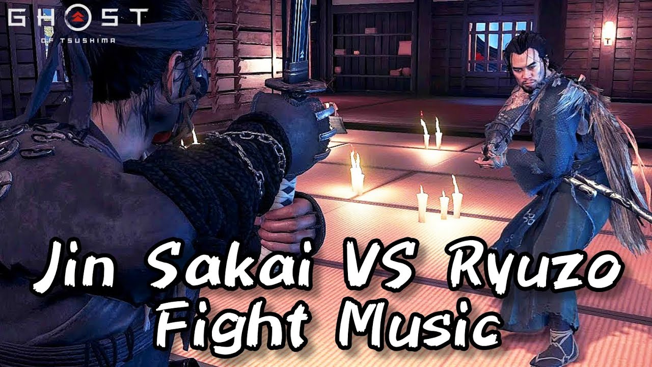 GHOST OF TSUSHIMA | JIN VS RYUZO FIGHT OST ⚔💮 - YouTube
