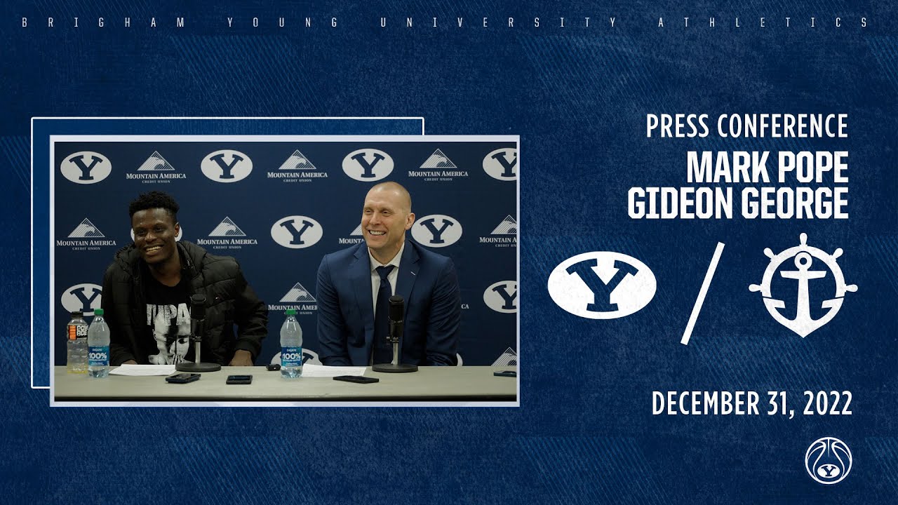 BYU Men's Basketball | Postgame Press Conference | Portland | December ...