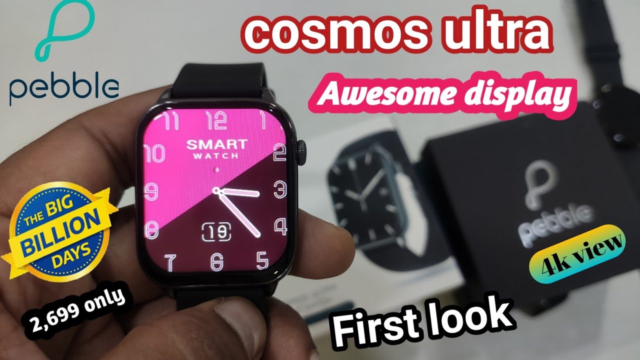 Pebble cosmos ultra bezel less display full hd display - YouTube