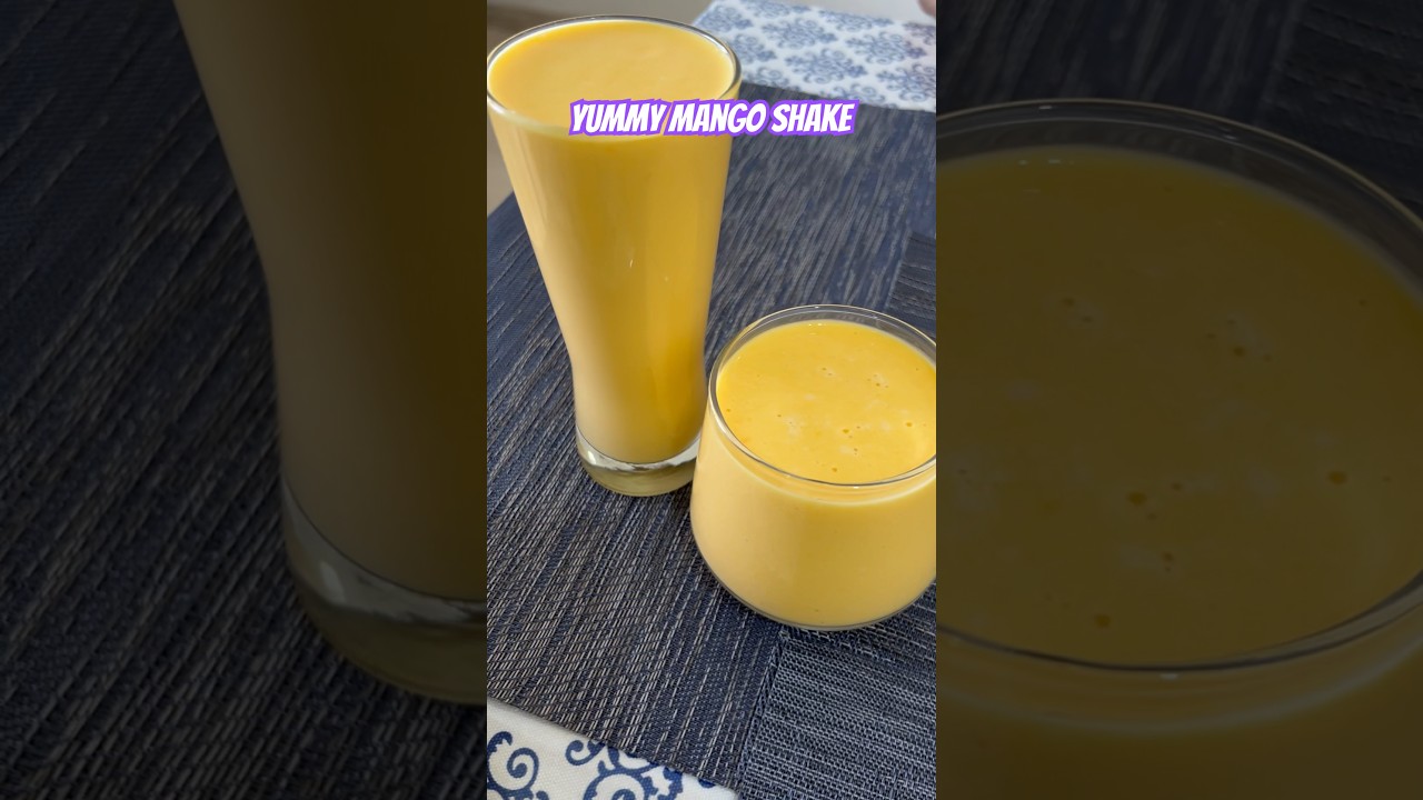 Yummy Mango Shake - YouTube