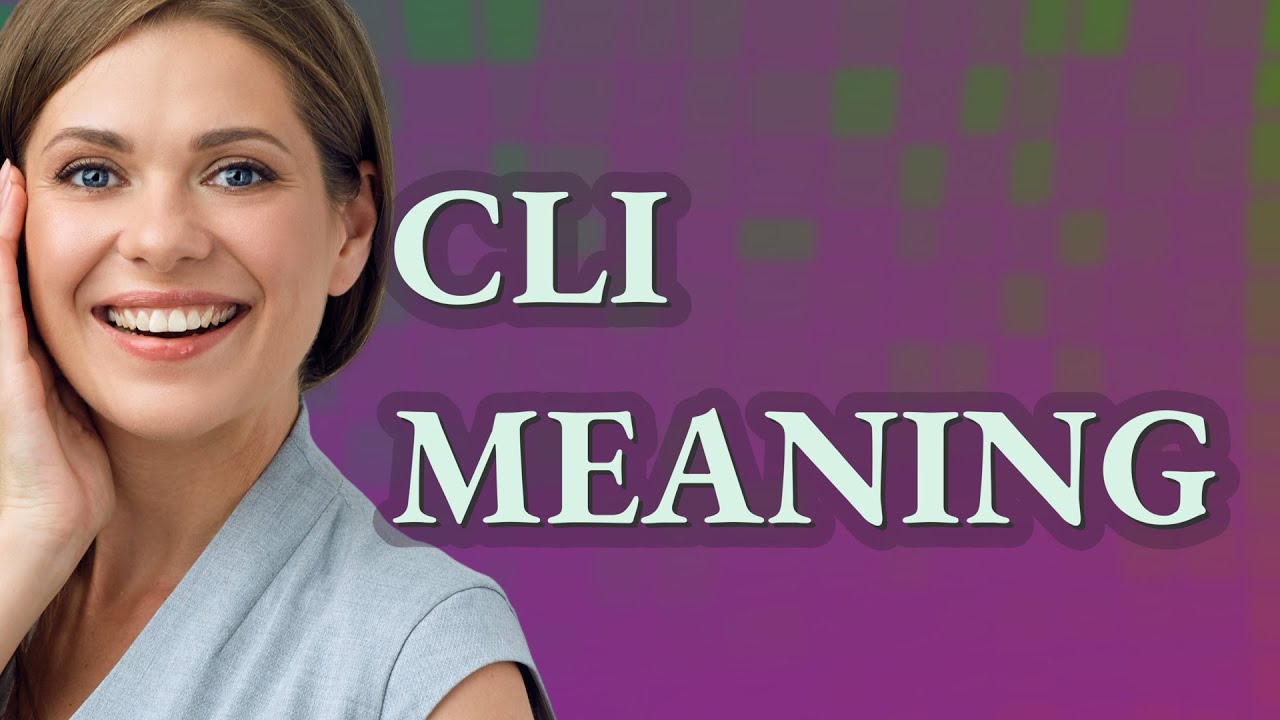 Cli Meaning Of Cli YouTube cli-meaning-of-cli-youtube
