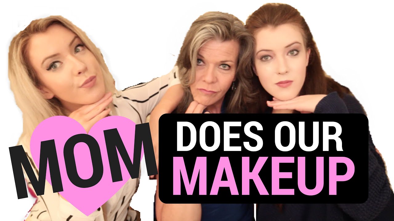 Mom Does Our Makeup! | Jess and Jenna - YouTube