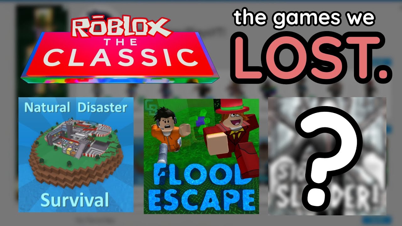 The Roblox Classic Games we lost. - YouTube