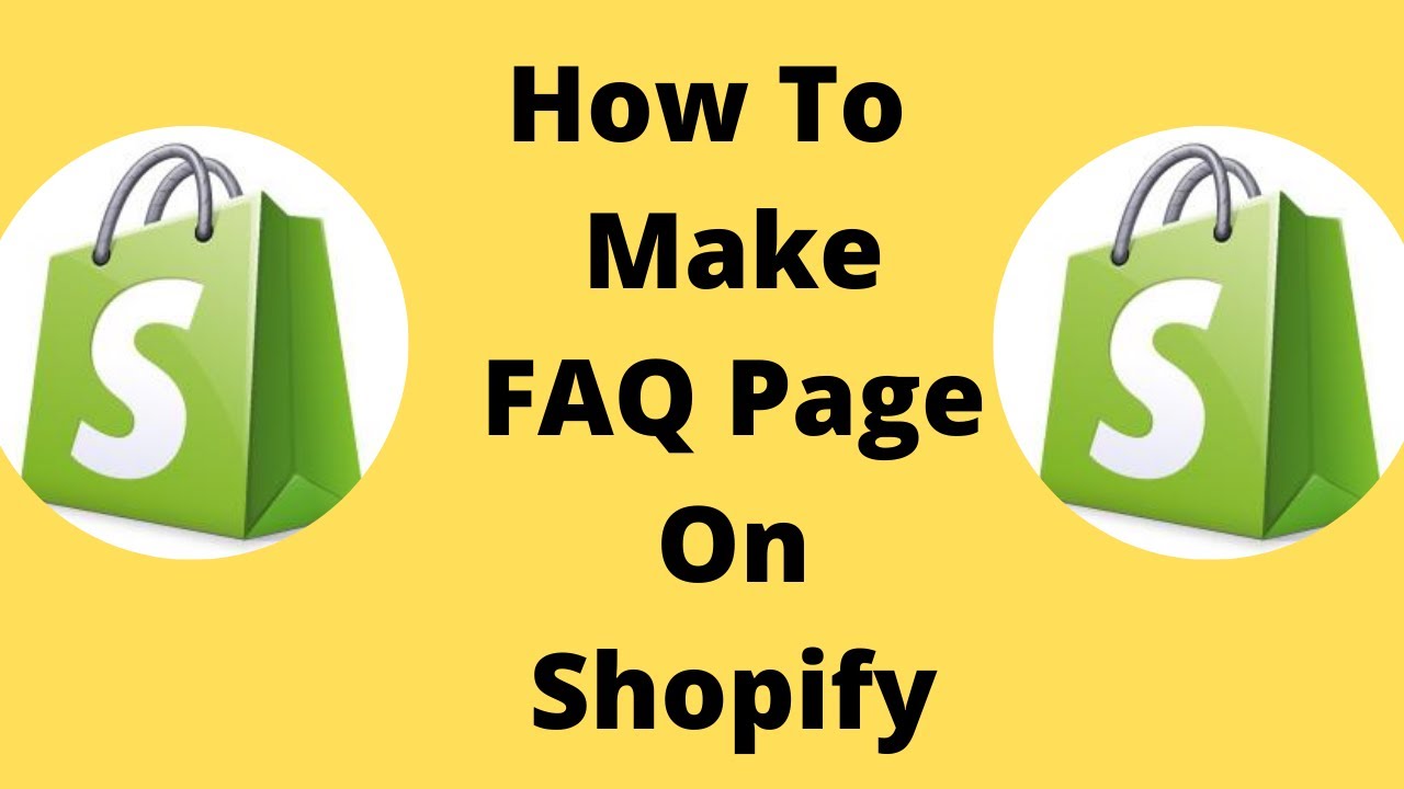 How To Create FAQ Page Shopify,how to make faq page shopify - YouTube