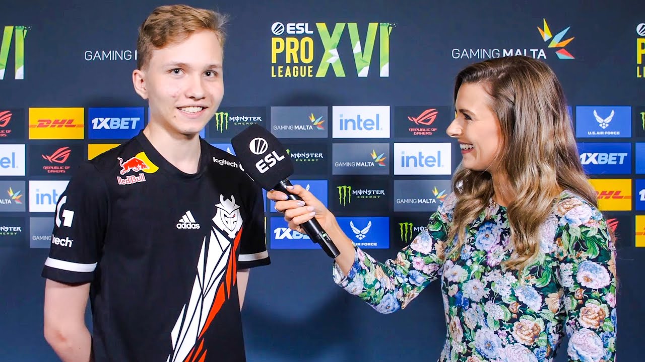 G2 m0NESY - Interview before QF vs NaVi | ESL Pro League Season 16 ...
