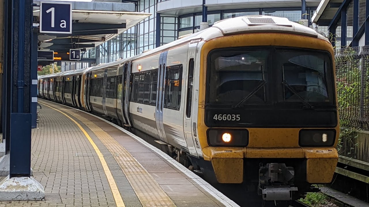 466035 and 465155 depart Ashford International 30/10/23 - YouTube