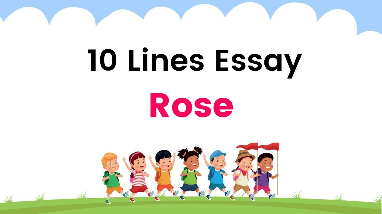 10 Lines On Rose In English | Simple paragraph on Rose - YouTube