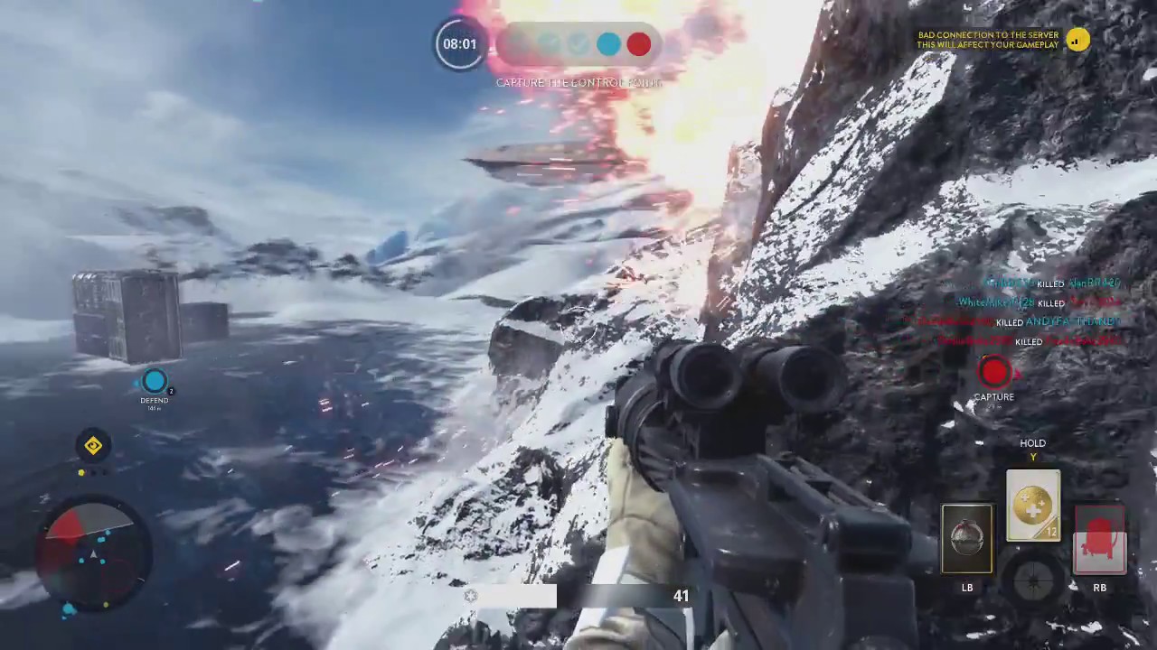 STAR WARS BATTLEFRONT (2015): Supremacy on Hoth Gameplay - YouTube