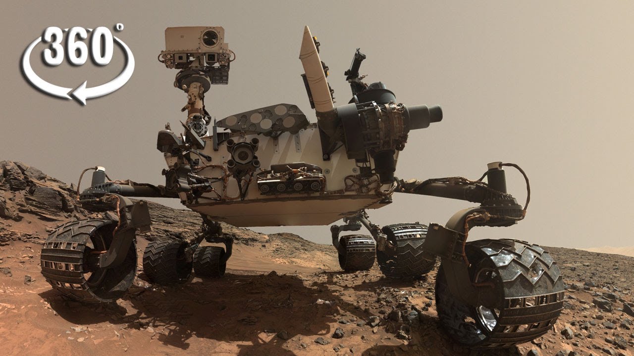 360 VR Mars NASA's Curiosity Rover - YouTube