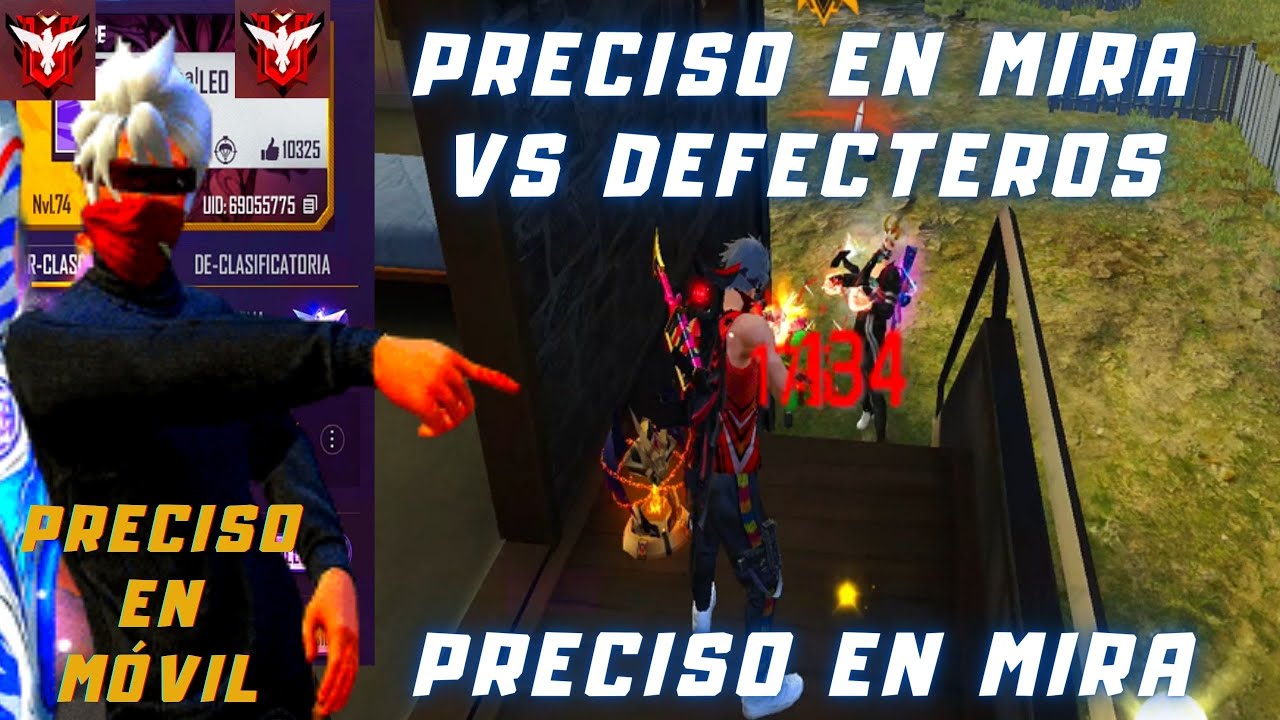 MI PRECISO EN MIRA VS JUGADORES DE DEFECTO || FREE FIRE MAX || LEO Z ...