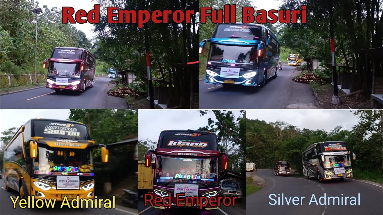 Kiano Full Basuri 🐍 | Konvoi Seru 5 Bus Kupu-Kupu Ayu Study Tour SMPN 2 ...