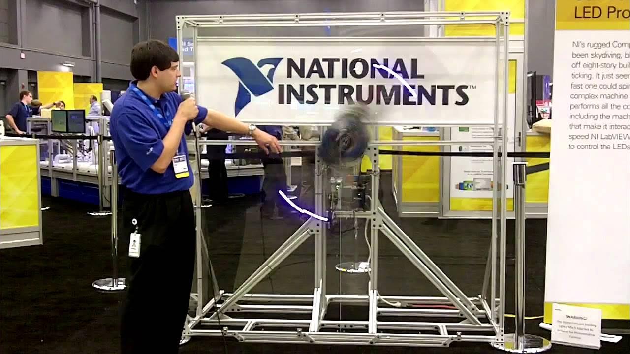 Self Controlled LED Propeller LabVIEW - YouTube