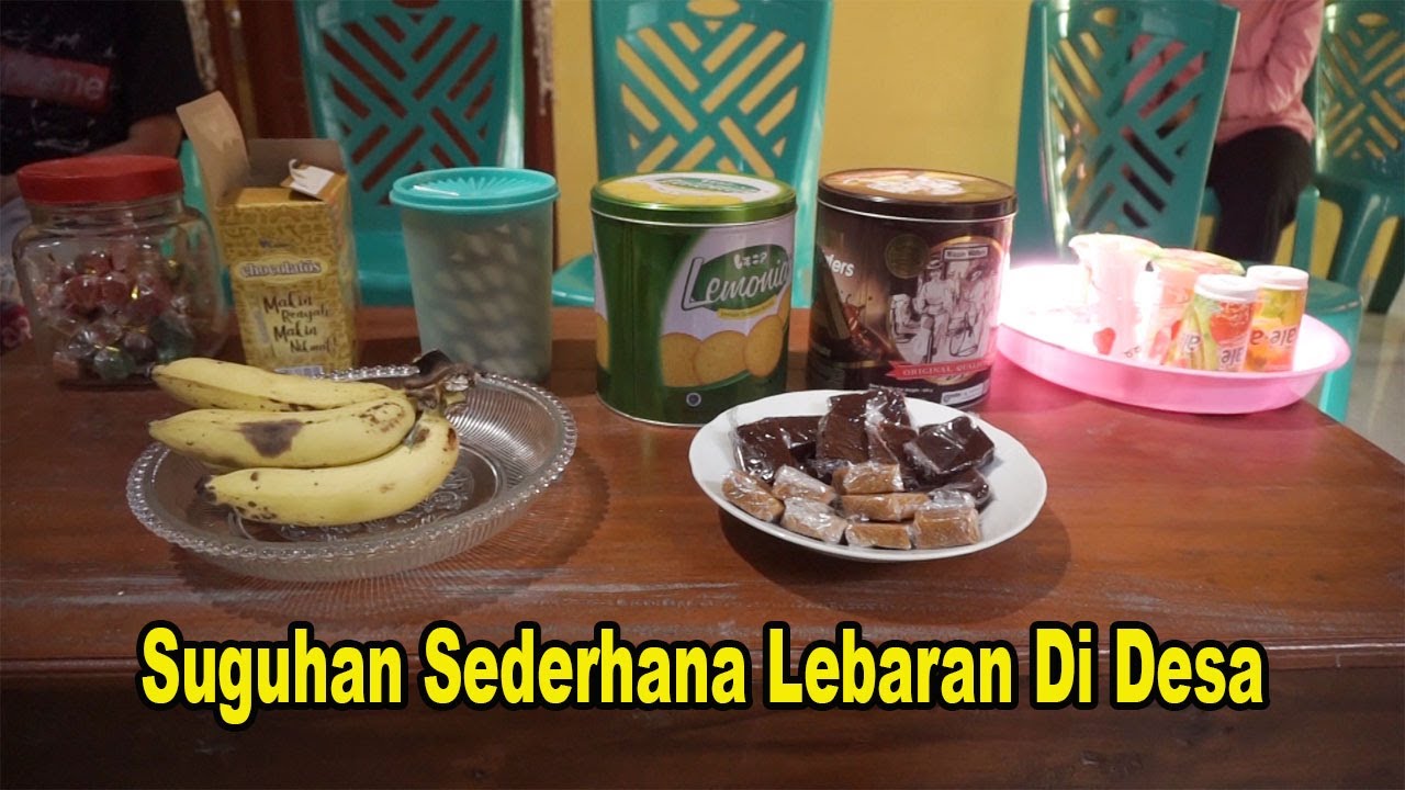 Suguhan Sederhana Hari Raya Lebaran Di Kampung - YouTube