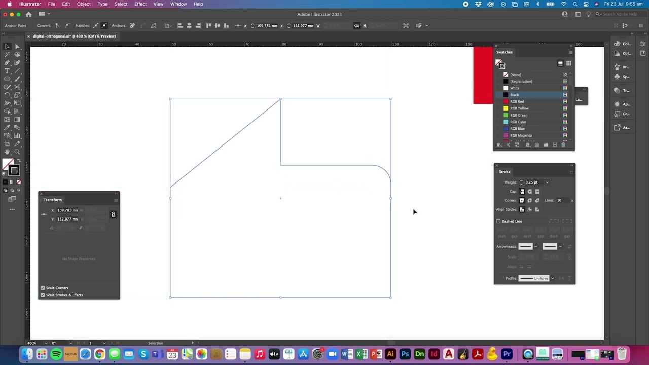 Drawing a 3rd Angle Orthogonal drawing using a digital-based method ...
