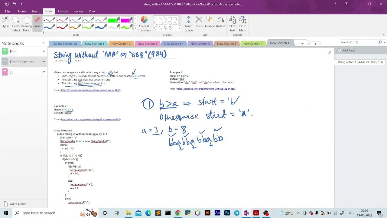 Leetcode - 984 : String Without AAA or BBB - YouTube