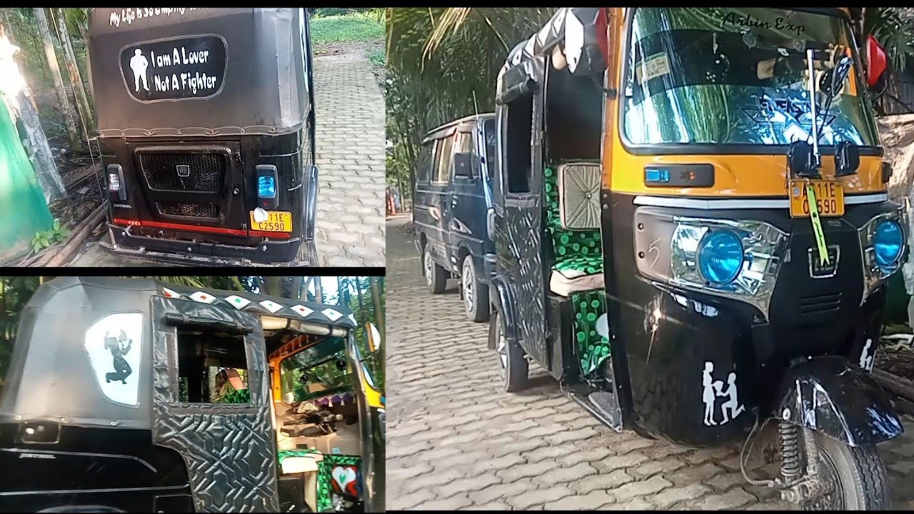 Bajaj petrol auto simple modified Bajaj re petrol auto simple sajana ...