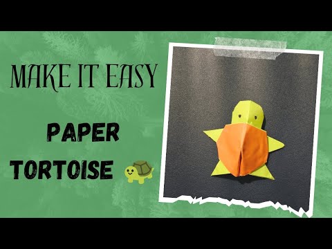 how to make a paper tortoise 🐢| origami tortoise 🐢|make a origami ...