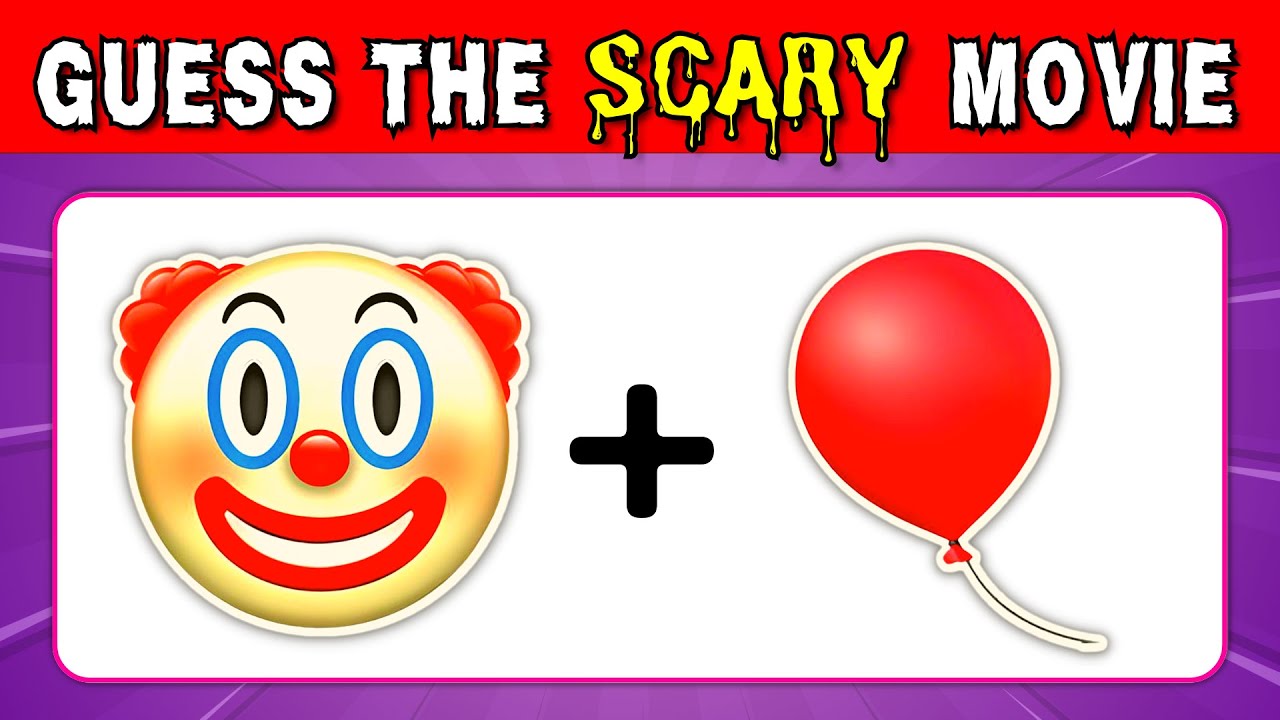 Guess the Scary Movies by Emojis 🤡 | Horror Movie Emoji Quiz 😱 - YouTube
