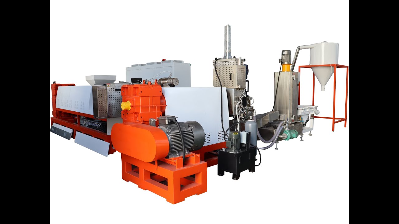 PE LDPE HDPE LLDPE film pelletizing machine, HDPE PP ABS PS flakes ...