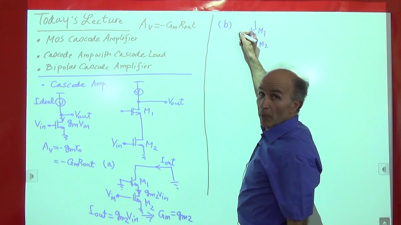 Razavi Electronics2 Lec3: MOS and Bipolar Cascode Amplifiers - YouTube