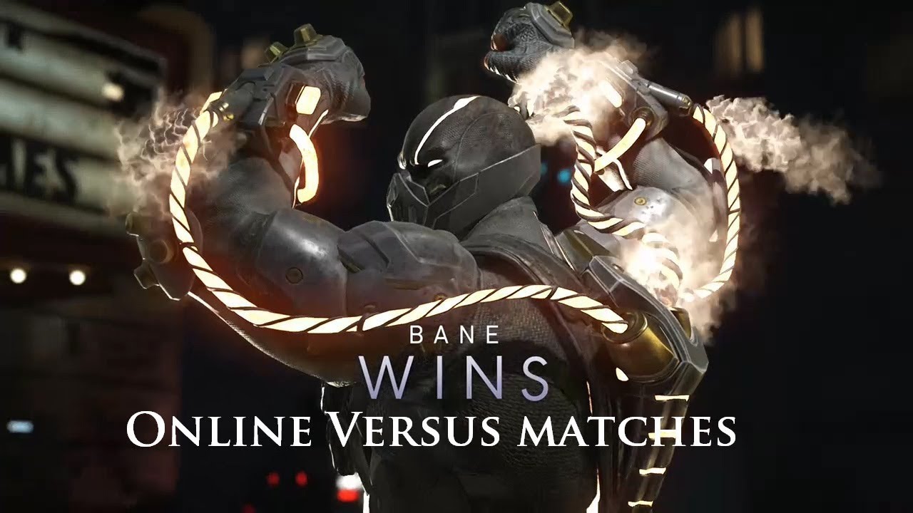 Injustice 2 - Bane Online Versus Matches - Rage Quit and Body Press ...