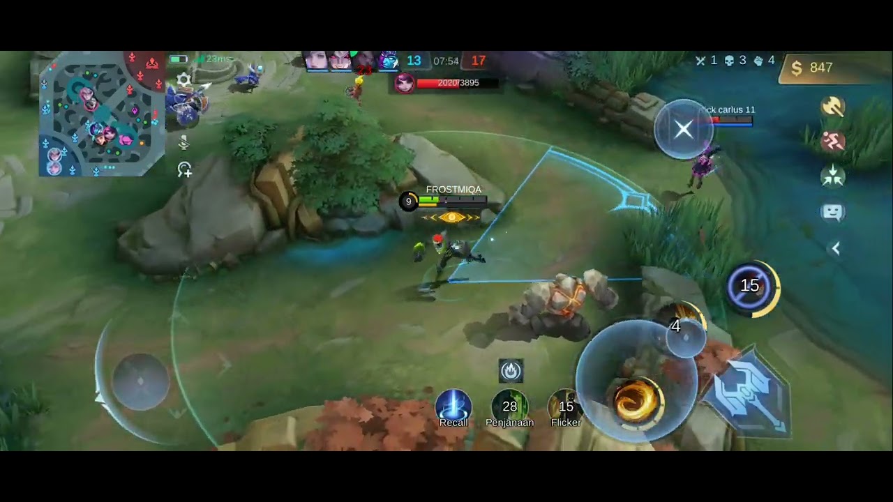 playing with my friend ethan liew Mobile Legends bang bang you guys ...