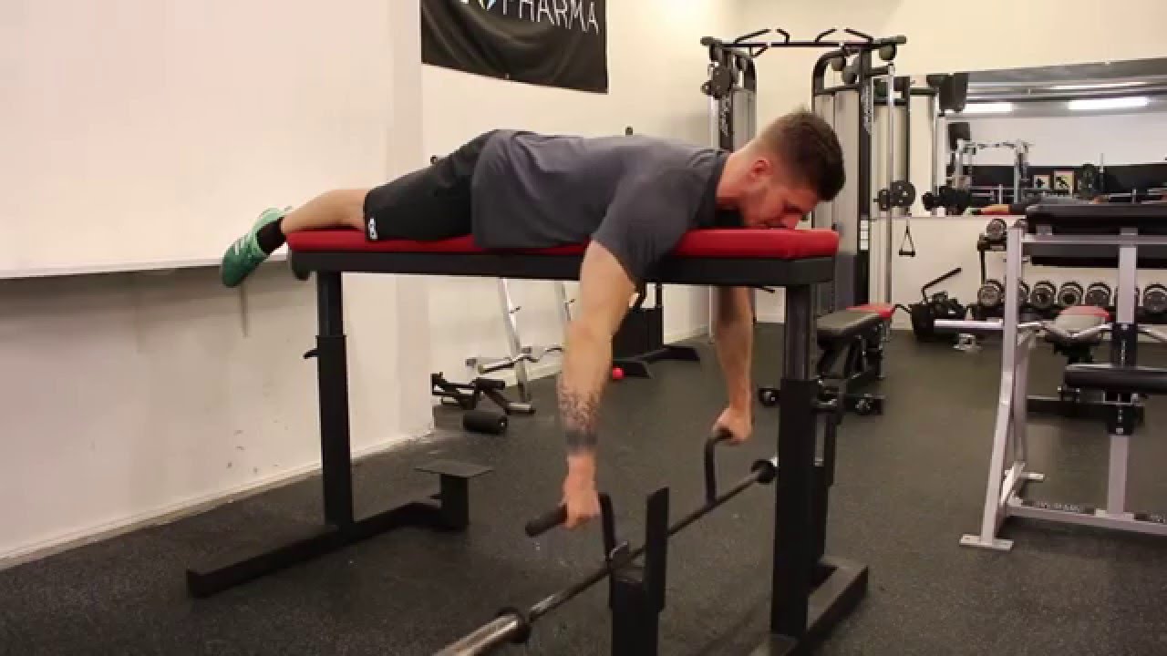 Barbell prone row - Thomas Moberg Fitness - YouTube