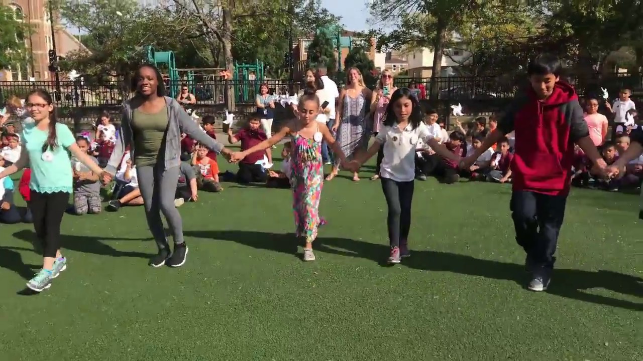 Dancemakers are Peacemakers at Budlong School - Sept 21 - YouTube