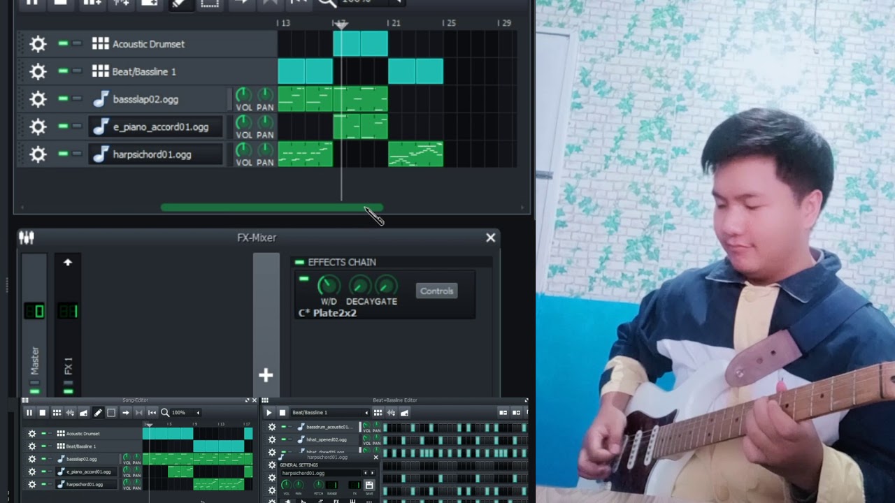 "LMMS Guitar Overlay" - Original by KIMBAB - YouTube