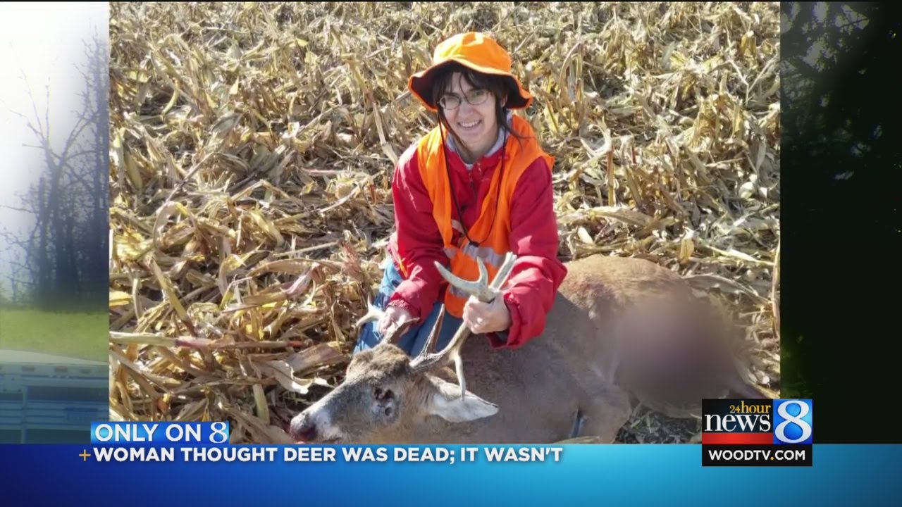 Kent Co. woman attacked by buck: ‘I was in a bad way’ - YouTube