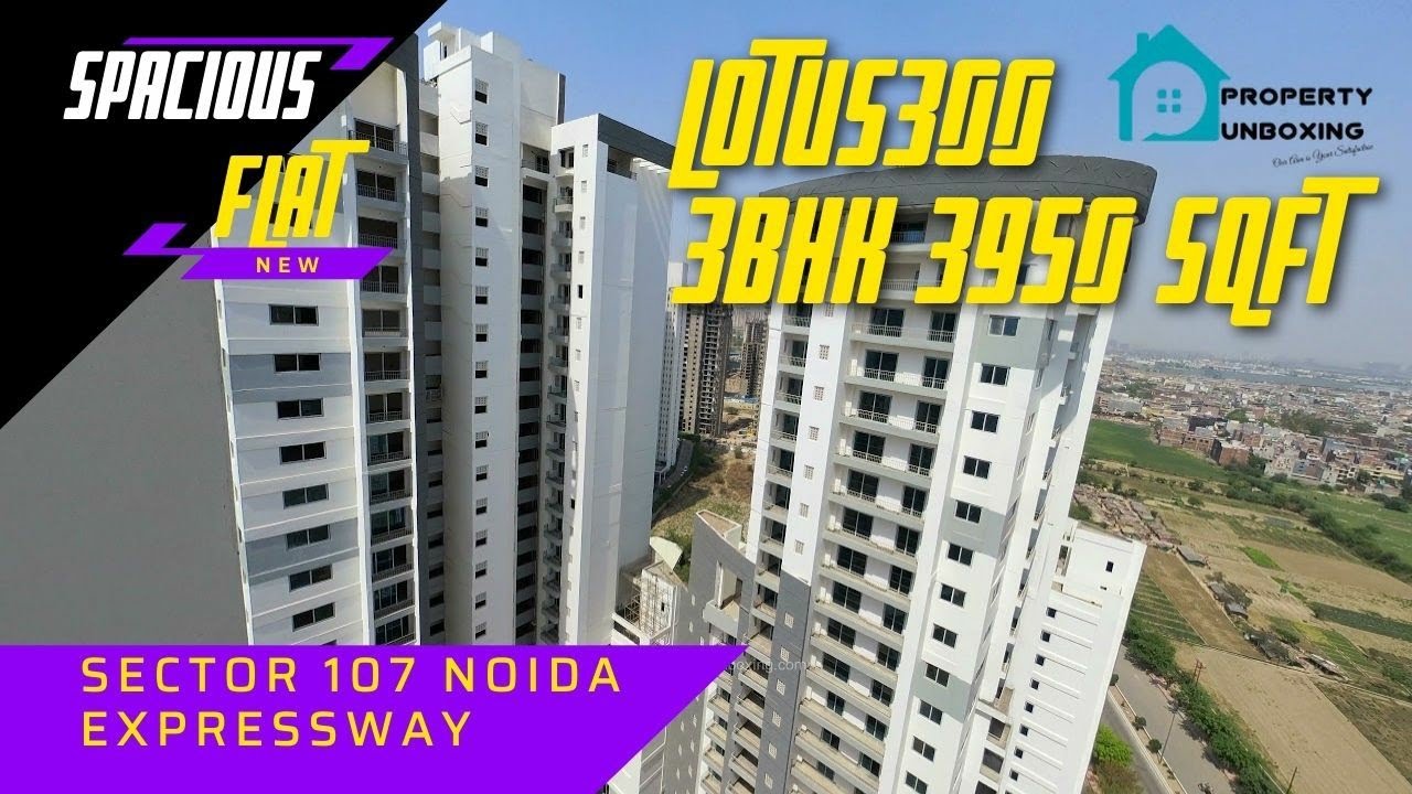 Lotus300 Spacious 3950sqft 3BHK Study 2Servant Sector 107 Noida ...