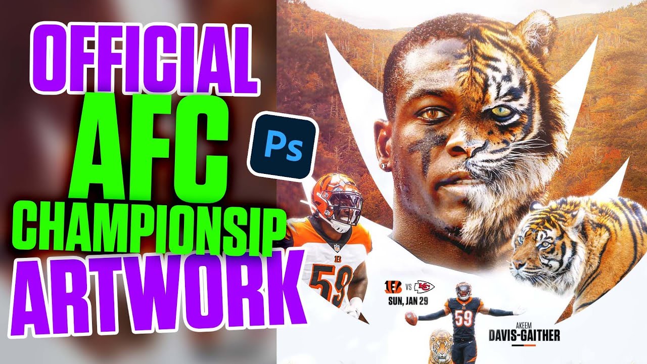 🔥🐯Sports Design Tutorial🎨 | Sports Poster Photoshop - YouTube