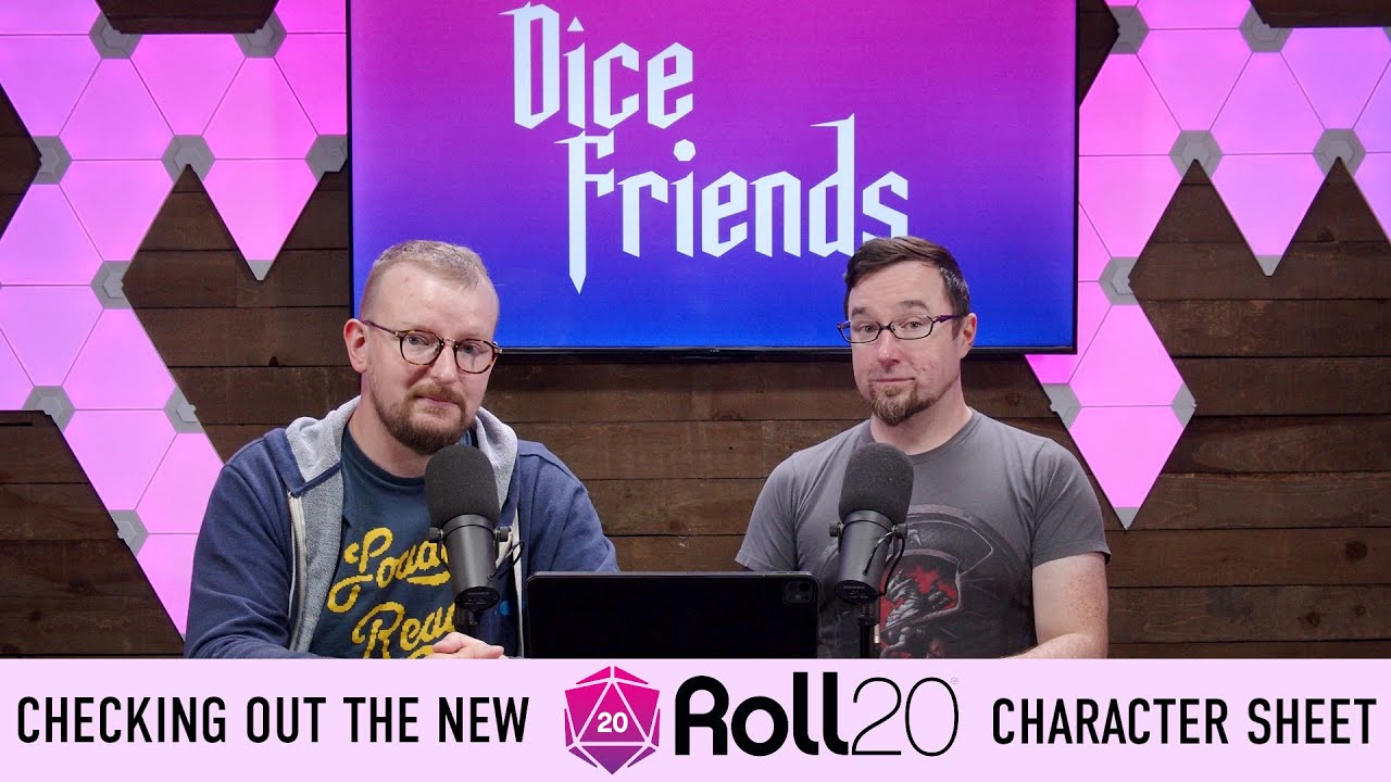 Checking Out the New Roll20 D&D Character Sheet - YouTube