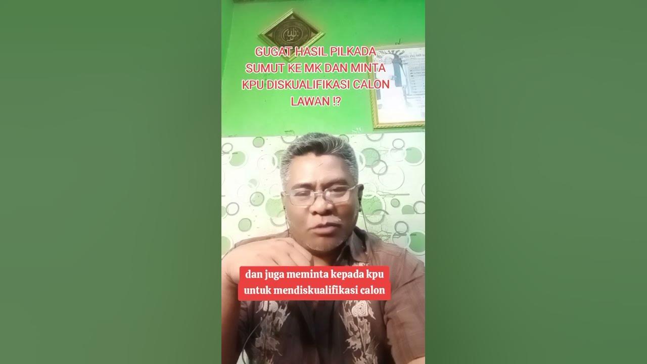 EDY-HASAN: Gugat Hasil Pilgub Sumut Ke MK! EDY-HASAN: Minta KPU Diskualifikasi BOBBY -SURYA ...