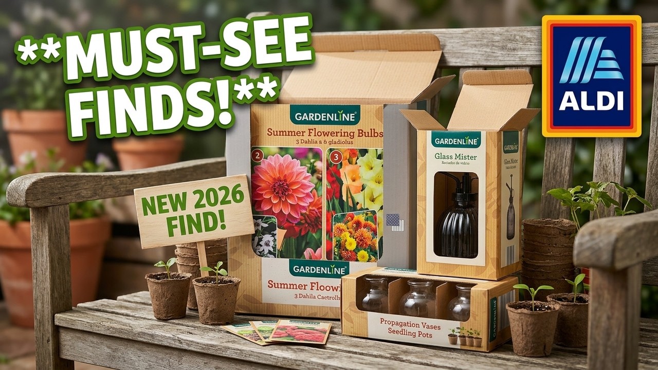 Aldi Just Dropped THESE Gardening Items | Spring 2026 Haul - YouTube
