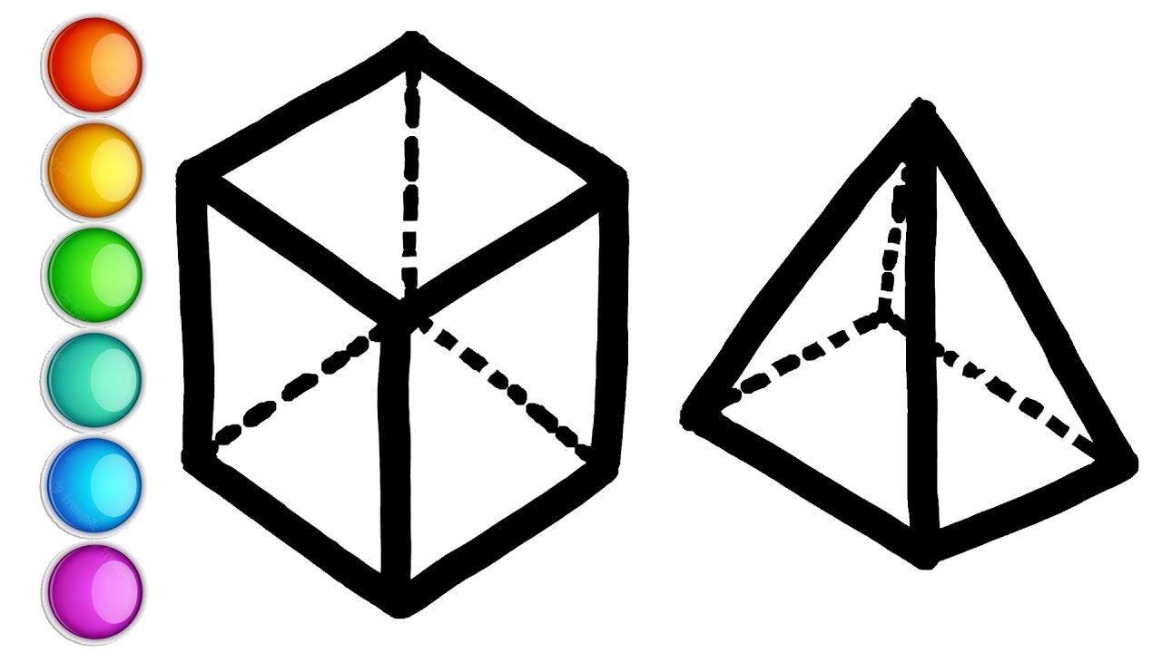 how to draw shape and Figuras 🔺Shape and Figuras easy drawings for kids ...