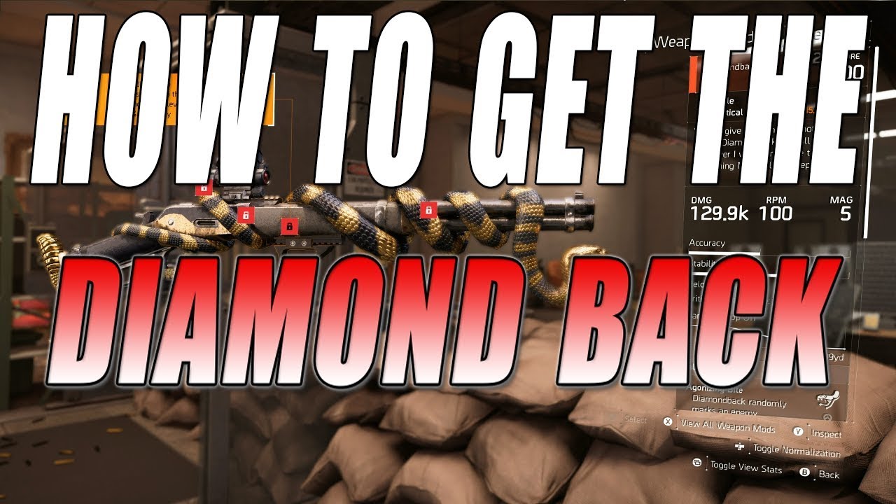The Division 2 - How to get the diamond back and review - YouTube