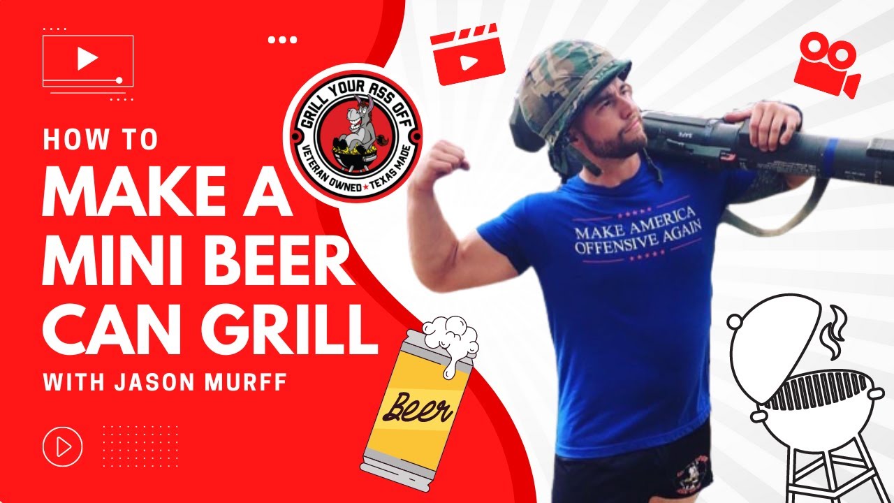 Do It Yourself Beer Can Mini Grill - YouTube