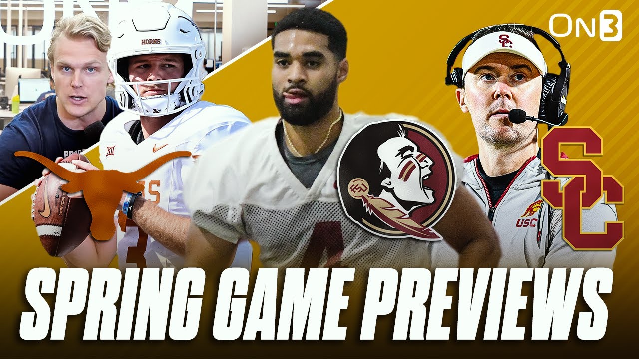 CFB Spring Games PREVIEWS | Florida State Seminoles, Texas Longhorns ...