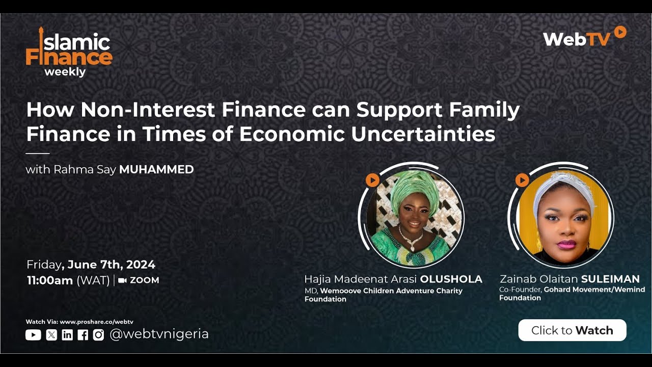 How Non-Interest Finance can Support Family Finance in Times of ...