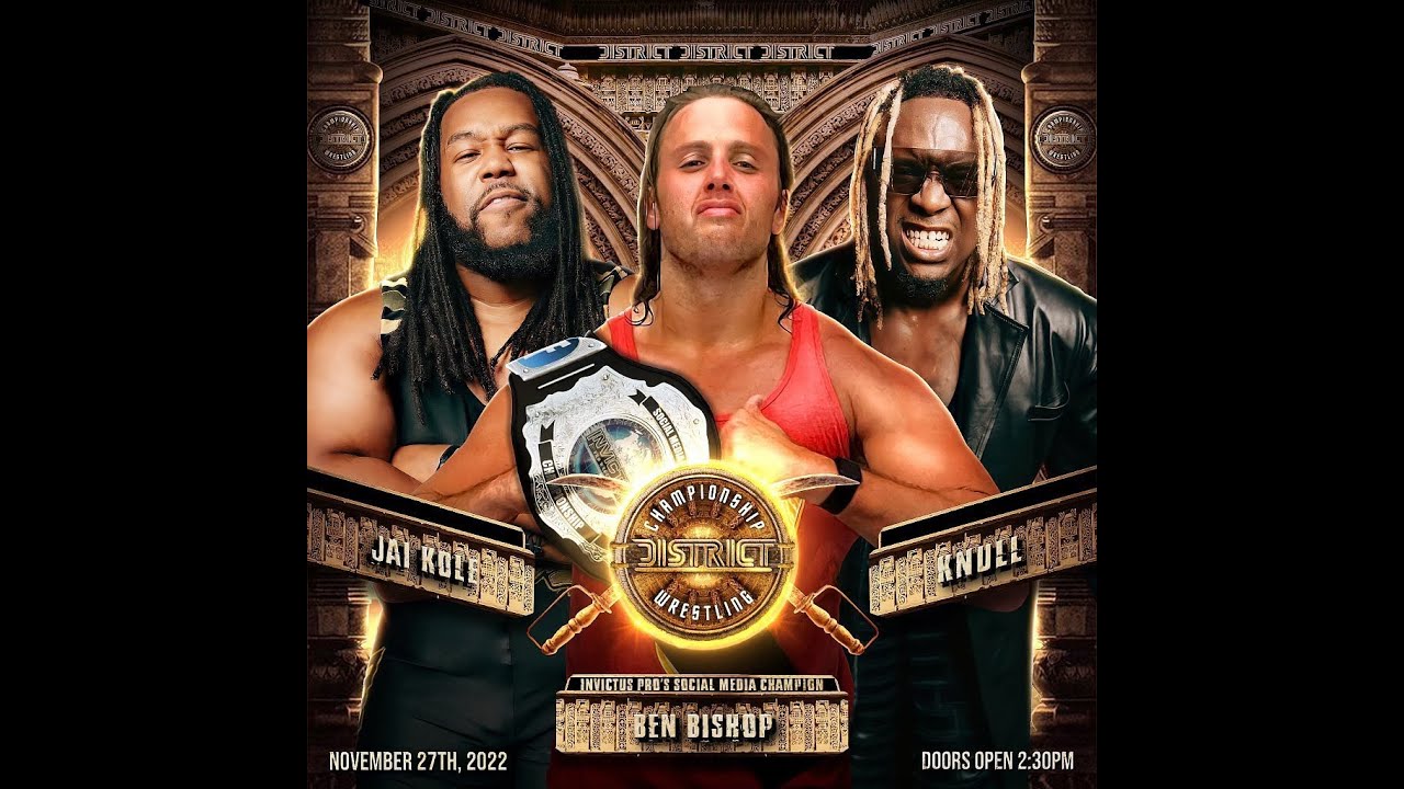 Ben Bishop vs Knull vs Jai Cole | Championship District Wrestling ...