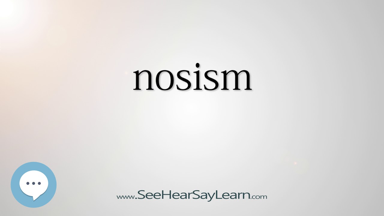 nosism - Smart & Obscure English Words Defined 👁️🔊🗣🧠 - YouTube