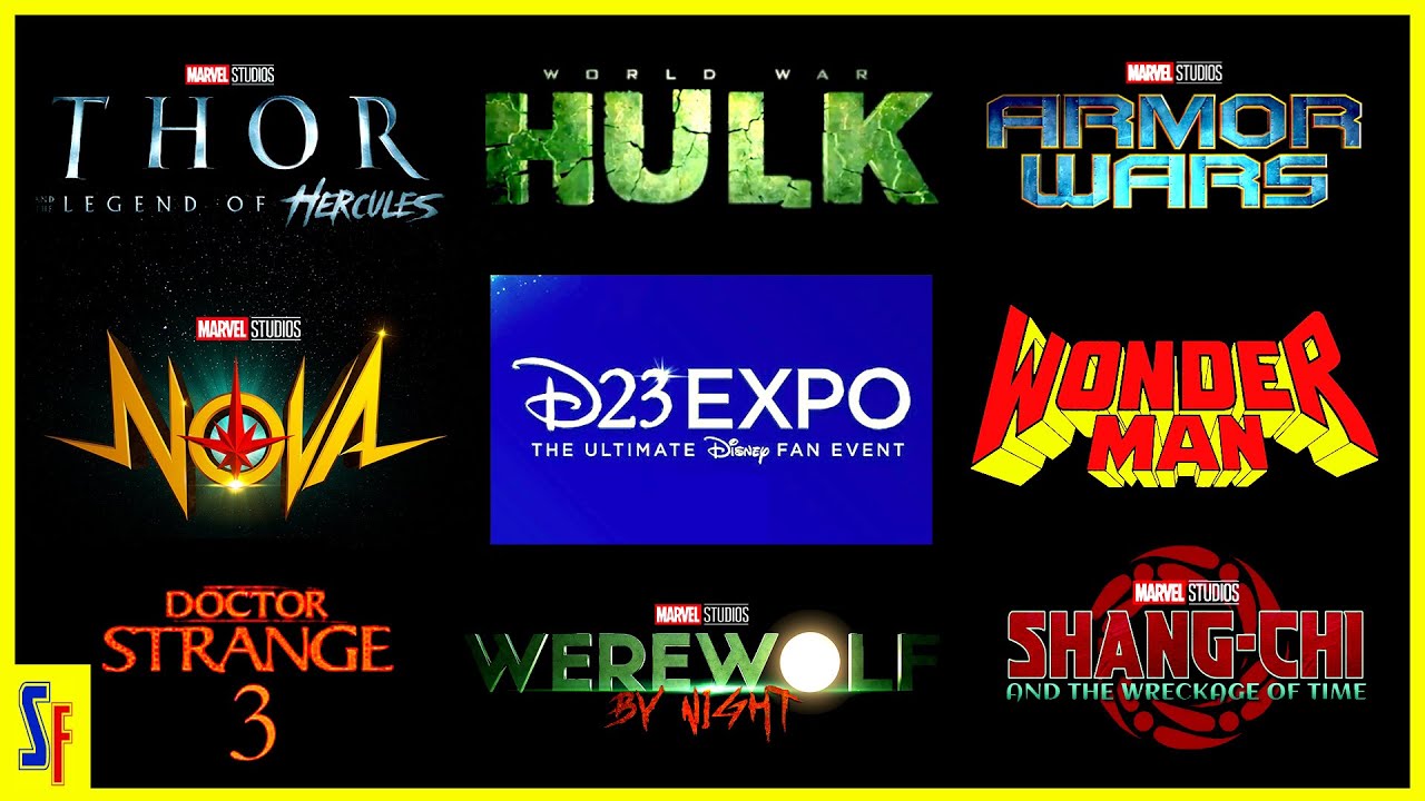 MCU D23 DISNEY+ DAY Announcement | All Phase 6 Movies and Casting ...