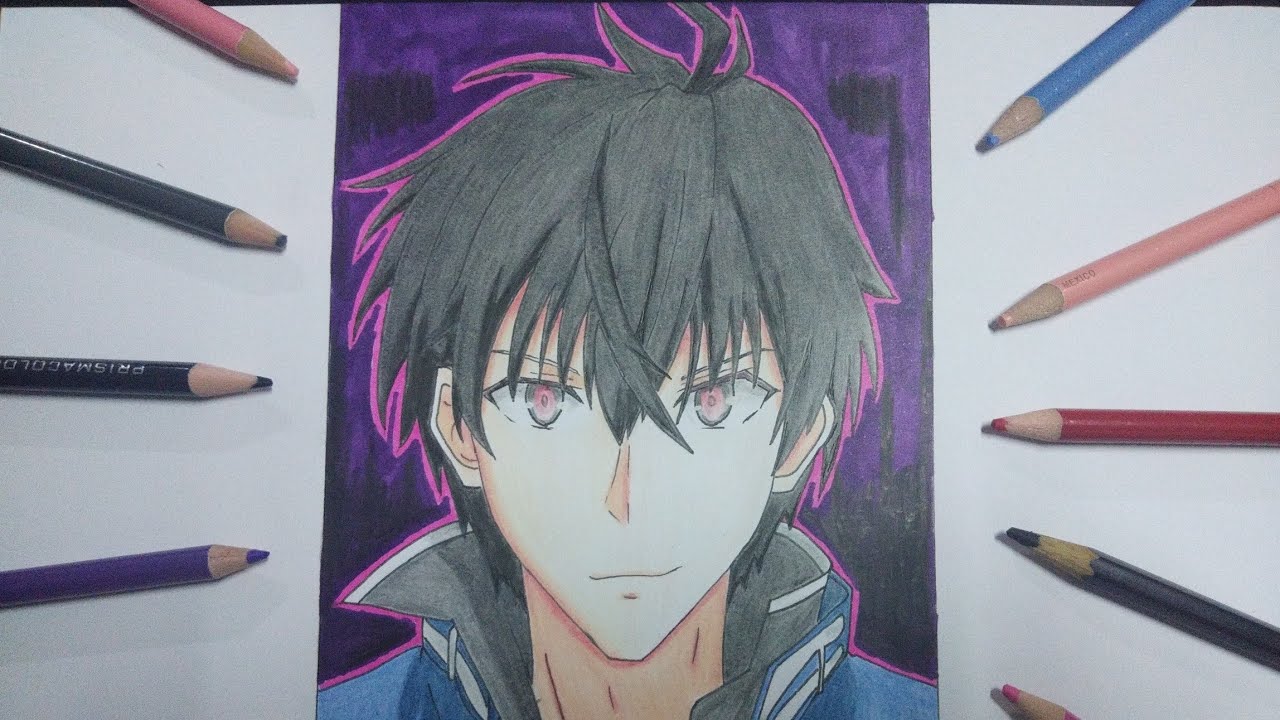 Drawing Anos Voldigoad - Maou Gakuin no Futekigousha - YouTube