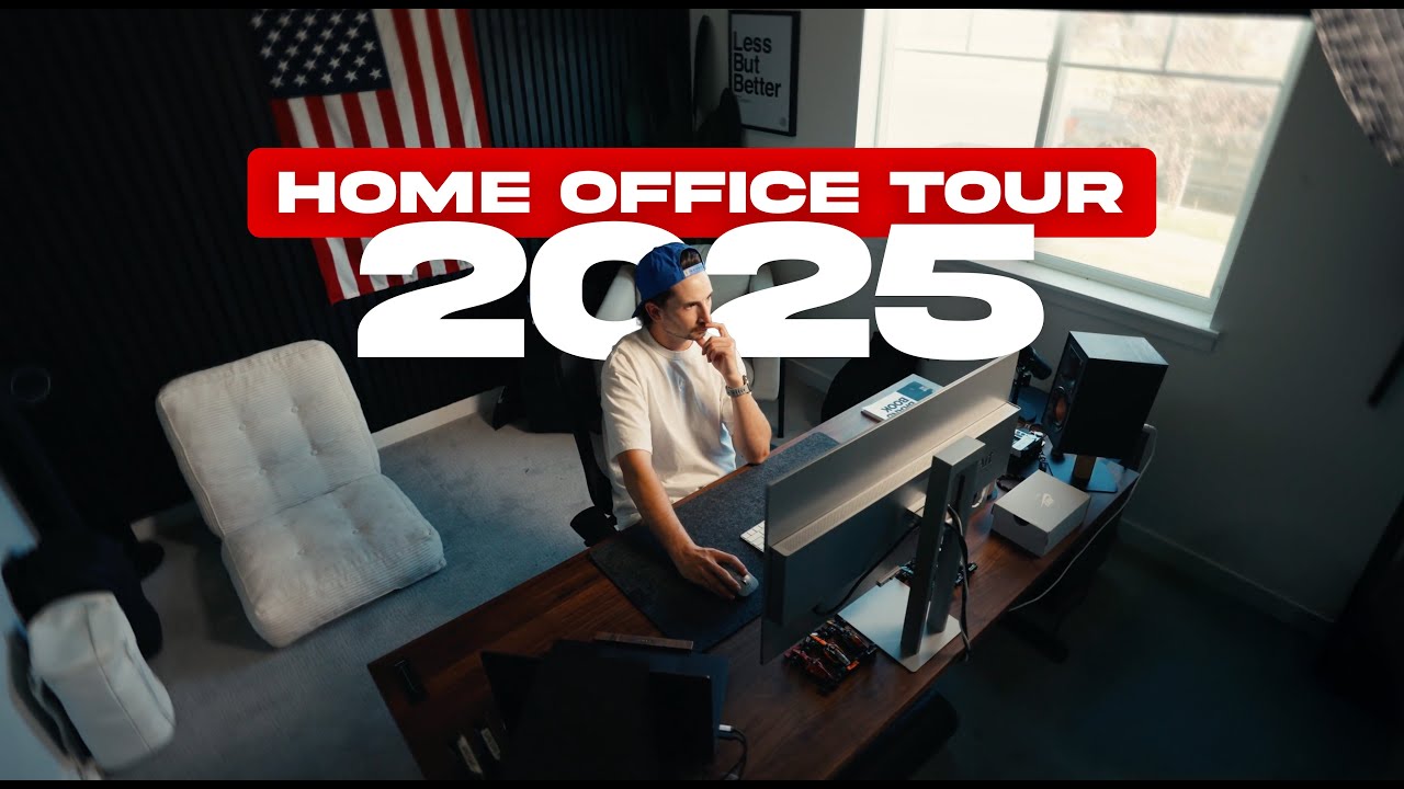 Home Office Tour - 2025 - YouTube